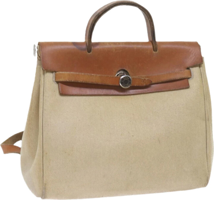 Hermes Leather backpack - ShopStyle