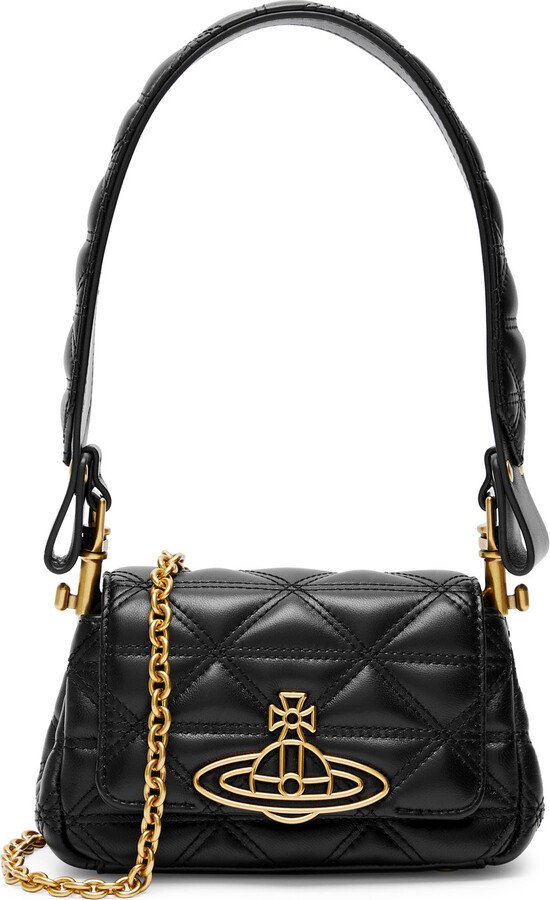 Vivienne Westwood Hazel Small Quilted Leather Shoulder bag - ShopStyle