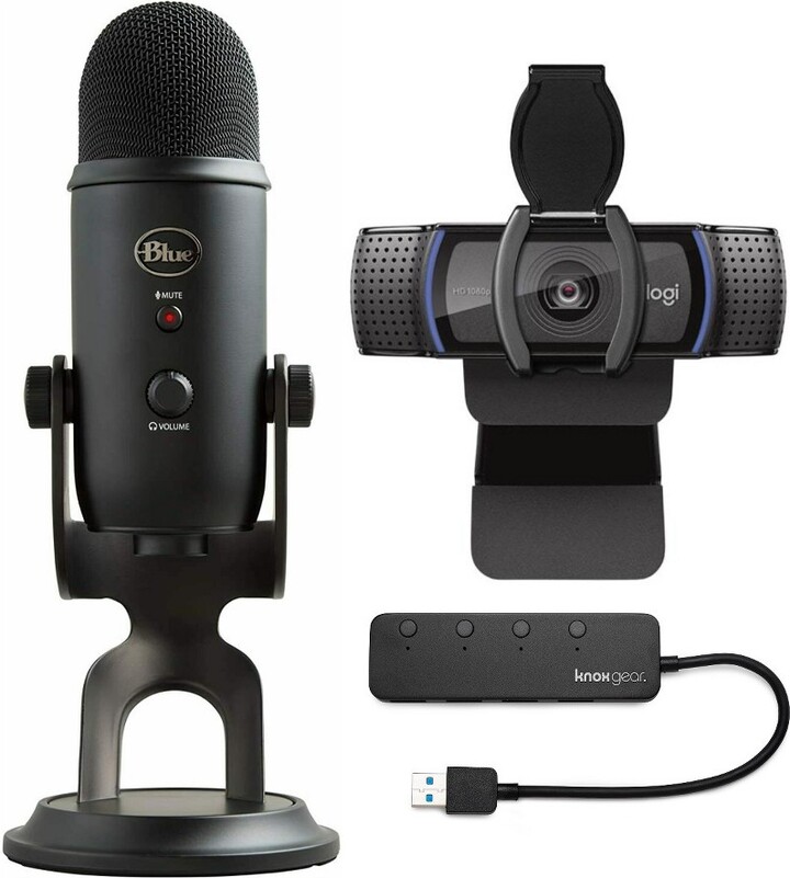 Blue Microphones Blue Microphone Yeti USB Microphone Blackout with ...