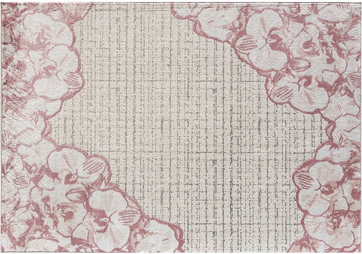 Elizabeth Sutton Modern Vera Tickled Pink Rug - ShopStyle