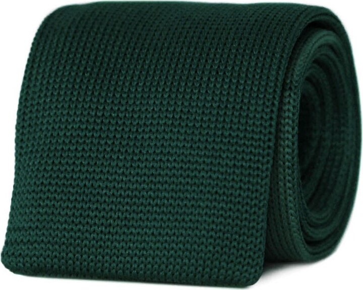 Tom Astin Men's Green Moss Boss Necktie - ShopStyle Scarves