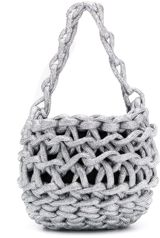 Alienina Tina woven mini bag - ShopStyle