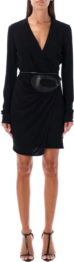 Tom Ford Wrap mini dress - ShopStyle