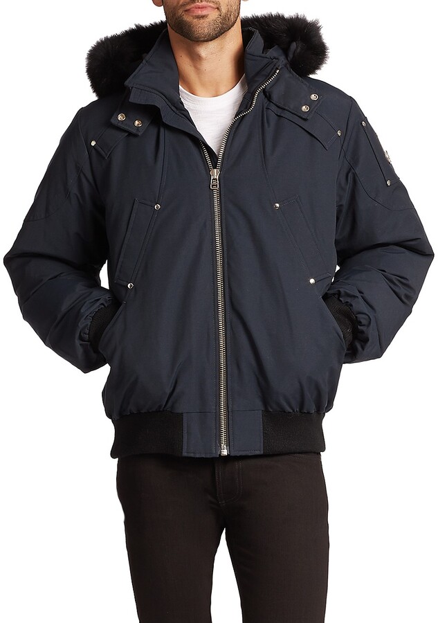 Moose Knuckles Ballistic Bomber Down Jacket - ShopStyle