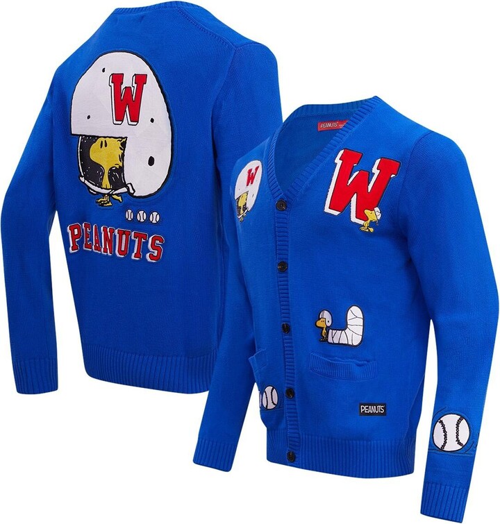 Men's Freeze Max Royal Peanuts Woodstock Sports Cardigan - ShopStyle