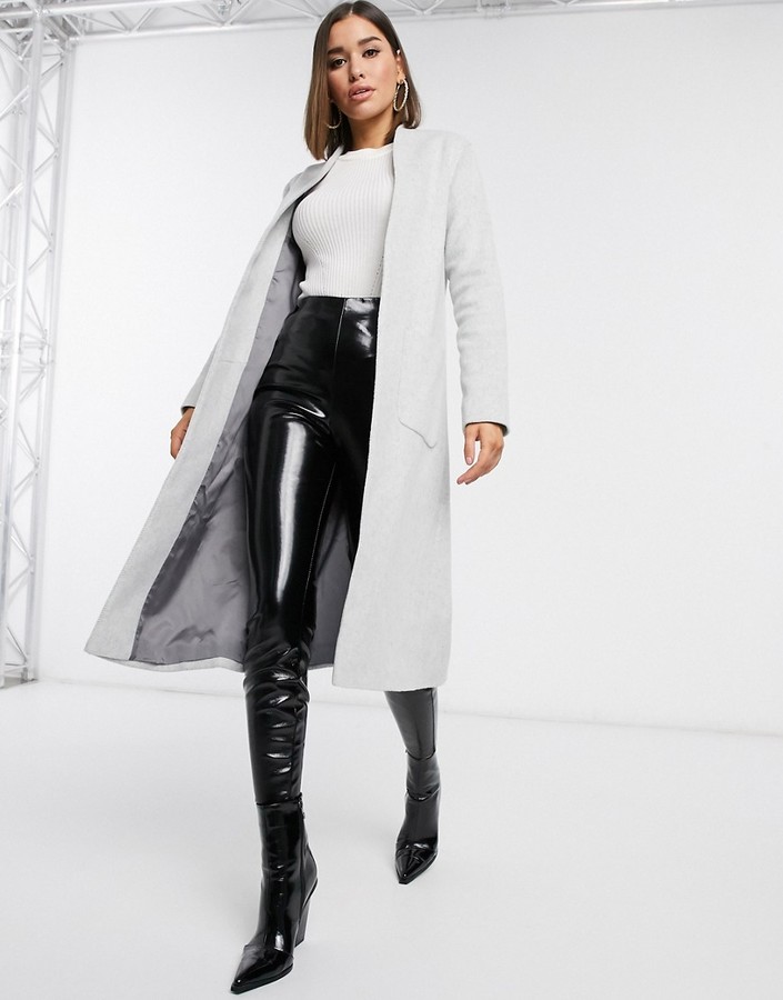 Helene Berman college coat in gray - ShopStyle