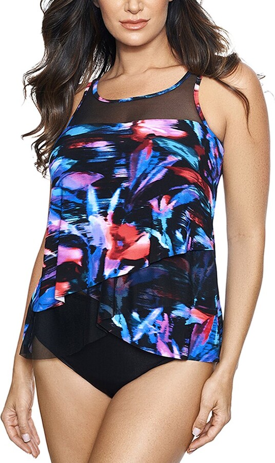 Miraclesuit Fuego Flora Mirage Tankini - ShopStyle Two Piece Swimsuits