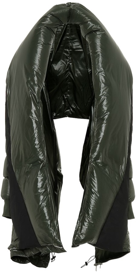 Unravel Puffer cape coat - ShopStyle