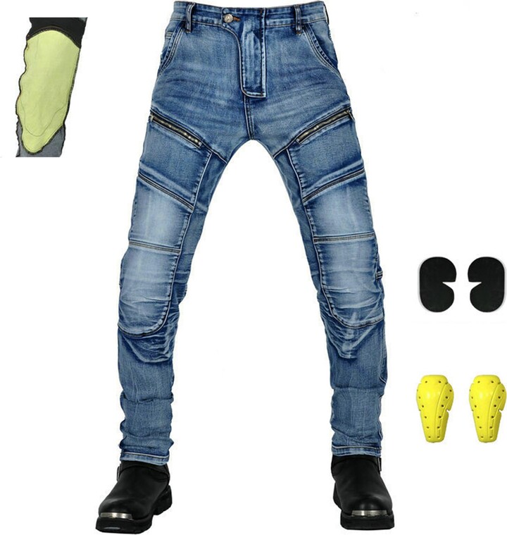 HOMDECR Motorcycle Jeans，Motorcycle Riding Jeans Men's/Women's - ShopStyle