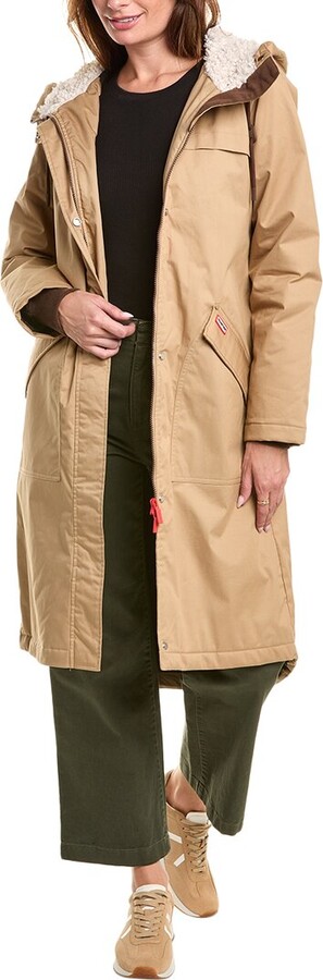 Hunter Jane Canvas A-Line Padded Coat Jane Canvas A-Line Padded Coat ...