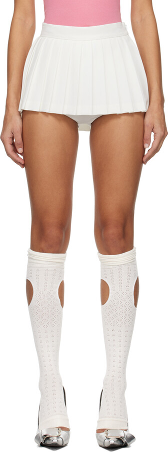 pushBUTTON SSENSE Exclusive Off-White Skort - ShopStyle