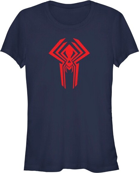 Spiderman Junior Women Acro the Spider-Vere 2099 Logo T-Shirt - Navy ...