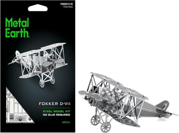 Model Kit Fokker D-VII Fighter Aircraft "Imperial German Army" (Easy ...