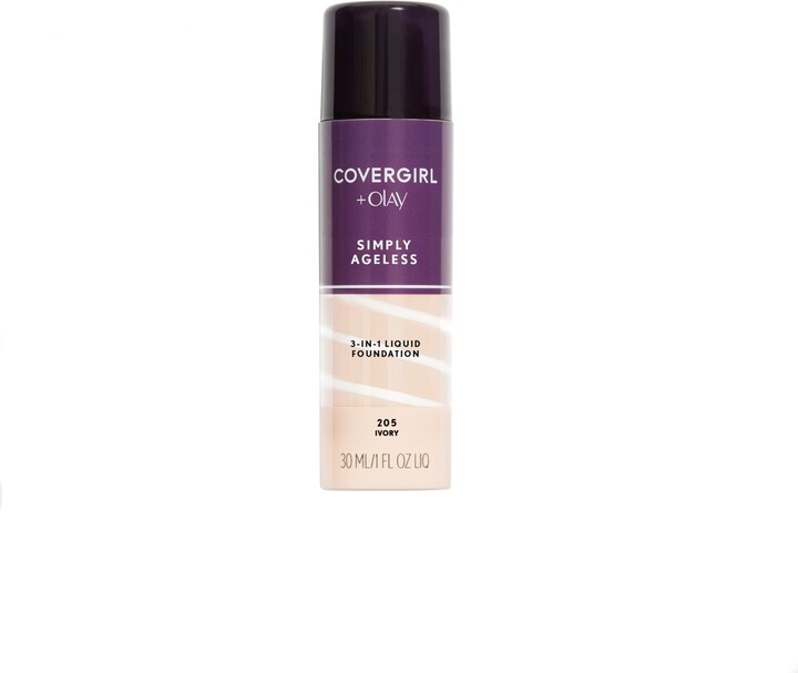Cover Girl + Olay Simply Ageless 3-in-1 Liquid Foundation with ...