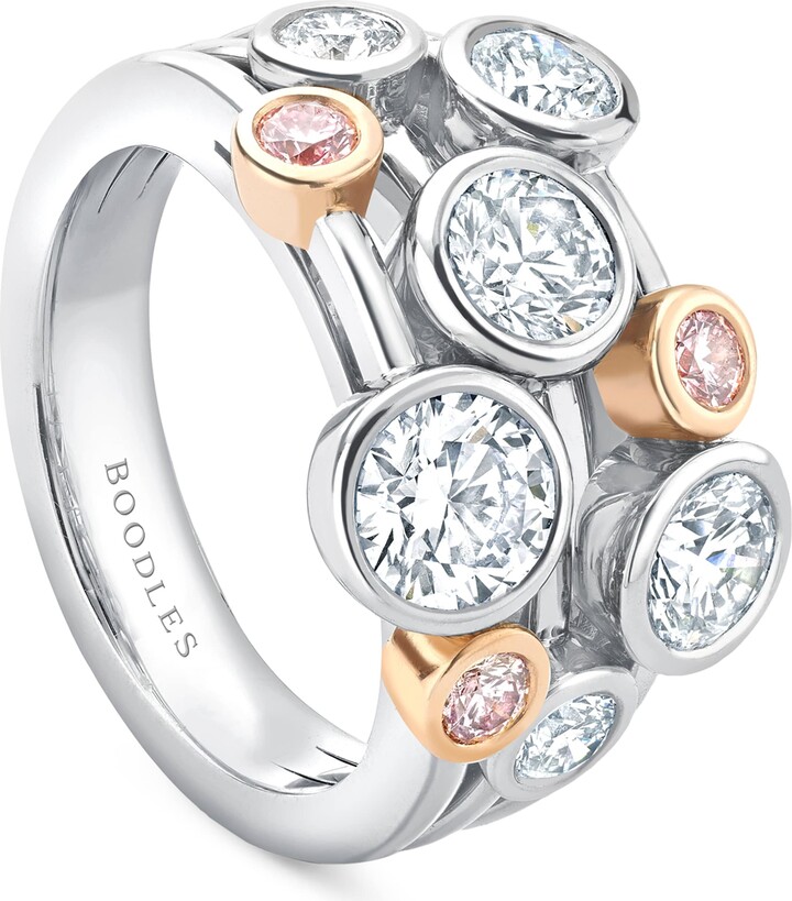 Boodles Platinum and Diamond Raindance Ring - ShopStyle