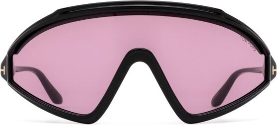 Tom Ford Eyewear Lorna Shield Frame Sunglasses - ShopStyle