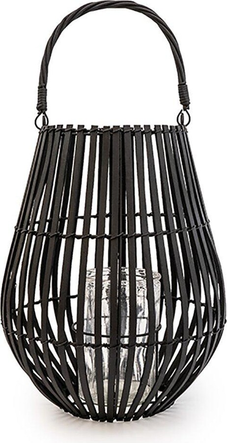 Madison & Mayfair Slatted Lantern with Handle - 34cm - ShopStyle Decor
