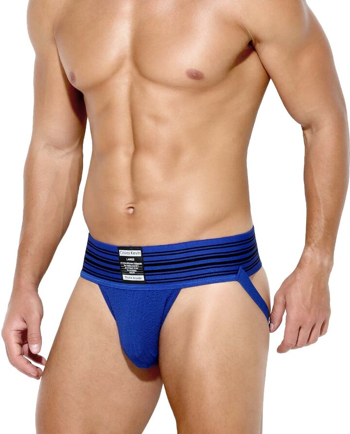 Casey Kevin Mens Jockstrap Underwear Breathable Athletic Supporter for Male Jock Strap ...