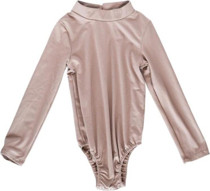Bailey's Blossoms Toddler Girl One Piece Mock Turtleneck Leotard - ShopStyle