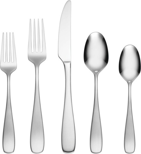 Oneida 45pc Ainsley Flatware Set: Stainless Steel Silverware, Service ...