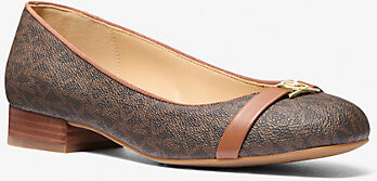 Michael Kors Mindy Flex Signature Logo Ballet Flat - ShopStyle