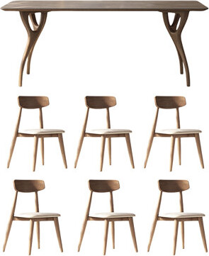 A Bestiary Living White Ash Sintered Stone Table Chairs Set - ShopStyle