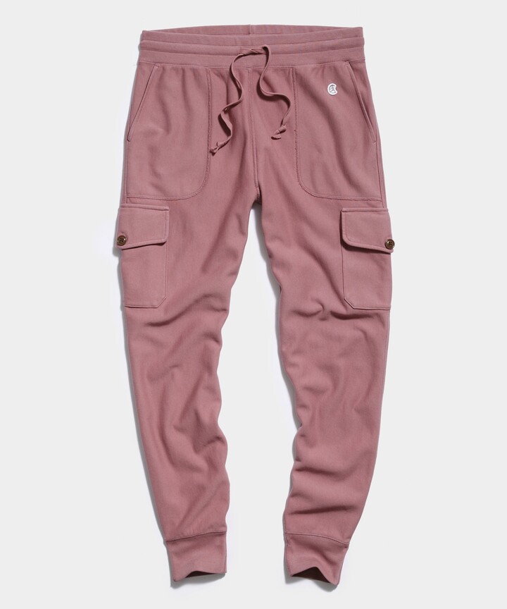 Todd Snyder + Champion Utility Cargo Sweatpant in Faded Brick ...