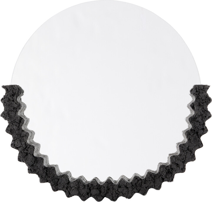 Charlotte Kidger Black Large Raw Edge Mirror - ShopStyle Decor