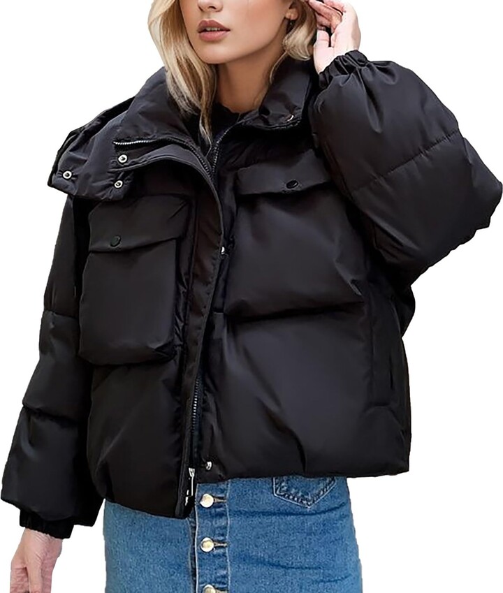 Daikascbny Ladies Winter Parka Quilted Padded Down Jackets - ShopStyle