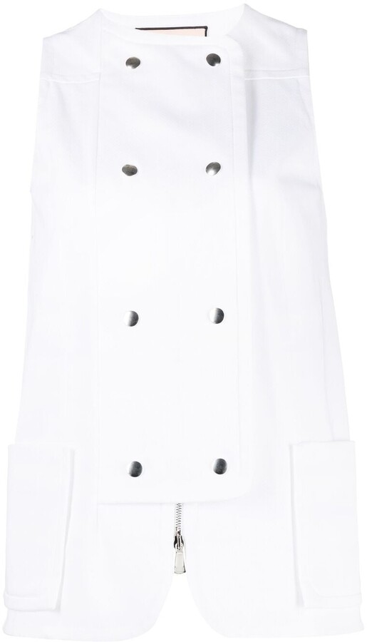 Plan C Double-Breasted Waistcoat - ShopStyle Jackets