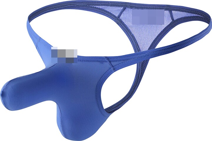 Faringoto Mens Elephant Nose Underwear Thong G String Homme Jockstrap Briefs Blue - ShopStyle