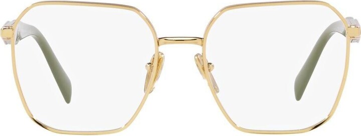 Prada Eyewear Square Frame Glasses - ShopStyle Eyeglasses
