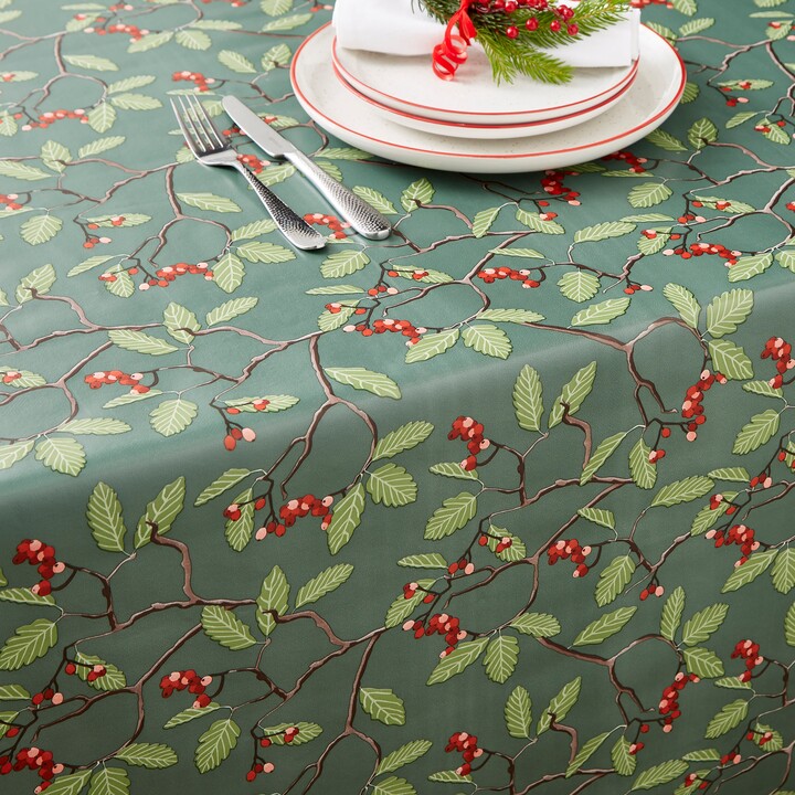 Dunelm Winter Berry By The Metre PVC Green - ShopStyle Quilts & Coverlets