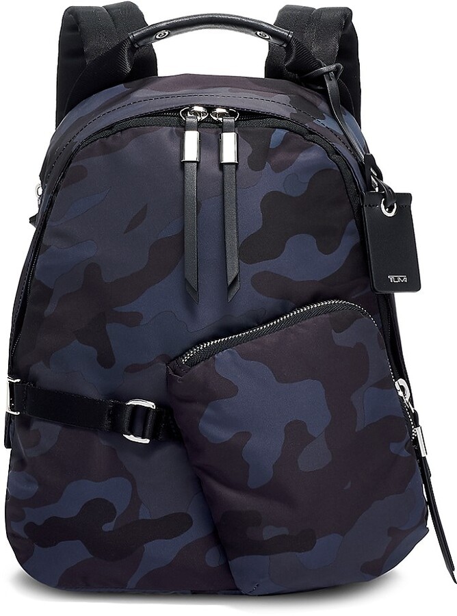 Tumi Camouflage Leather-Trim Backpack - ShopStyle