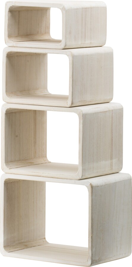 A and B Home A&B Home Graduated Rectangular Cube Shelves - ShopStyle TV ...