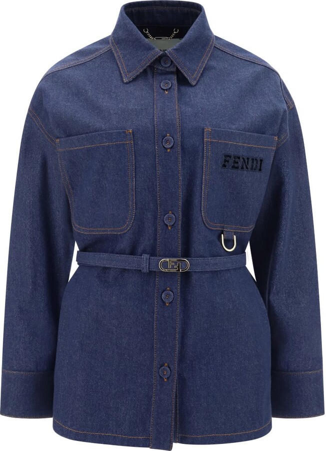 Fendi Denim Jacket - ShopStyle