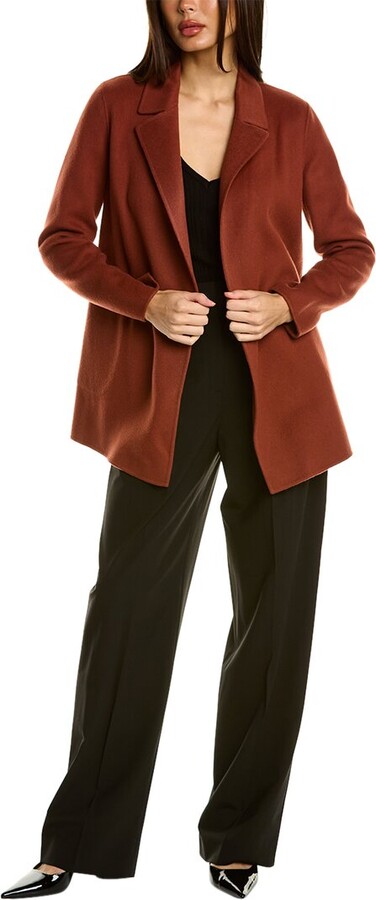 Theory Sileena Wool & Cashmere-Blend Coat - ShopStyle