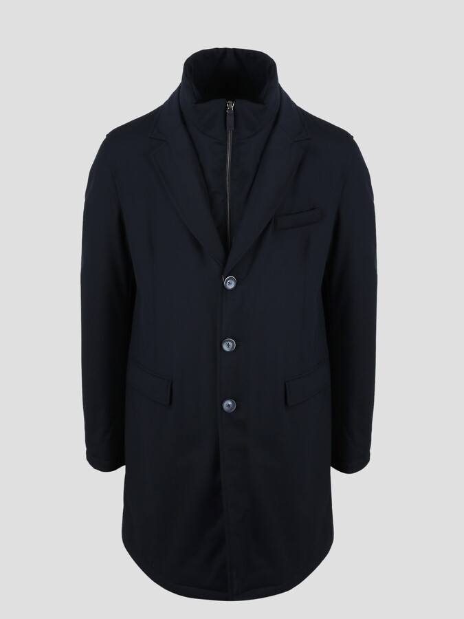 Herno Superfine Cotton Stretch Coat - ShopStyle
