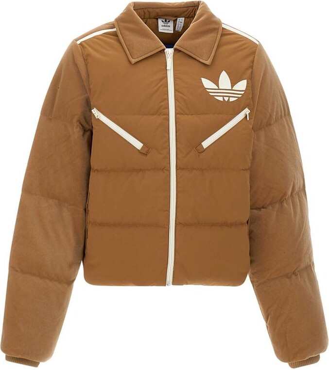 adidas Velvet Puffer" down jacket - ShopStyle