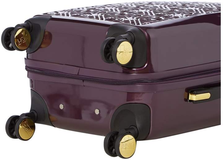 Biba Logo Emboss Purple 8 Wheel Cabin Suitcase - ShopStyle Rolling Luggage