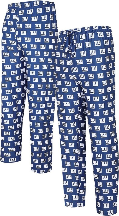 Men's Concepts Sport Royal New York Giants Gauge Allover Print Knit ...