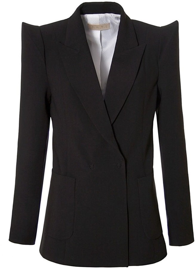 Aggi Samantha Total Eclipse Blazer - ShopStyle