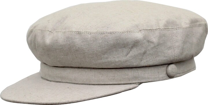Denton Hats Linen Barge Cap Mariner Fiddler Hat Sailor Bretton Captain ...