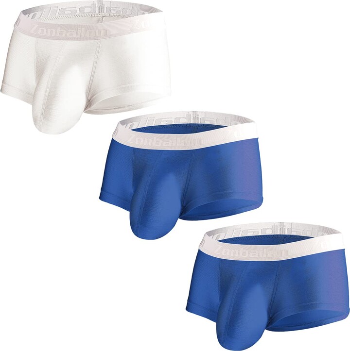 ZUOLAIYIN Bulge Enhancing Underwear Big Bulge Pouch Underwear Men Bulge ...
