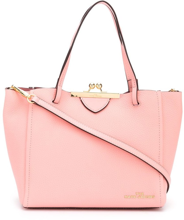 Marc Jacobs The Kiss Lock mini tote bag - ShopStyle