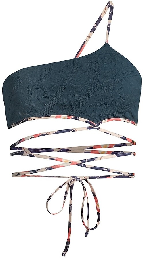 Agua by Agua Bendita Azucena Azul Bikini Top - ShopStyle Two Piece ...