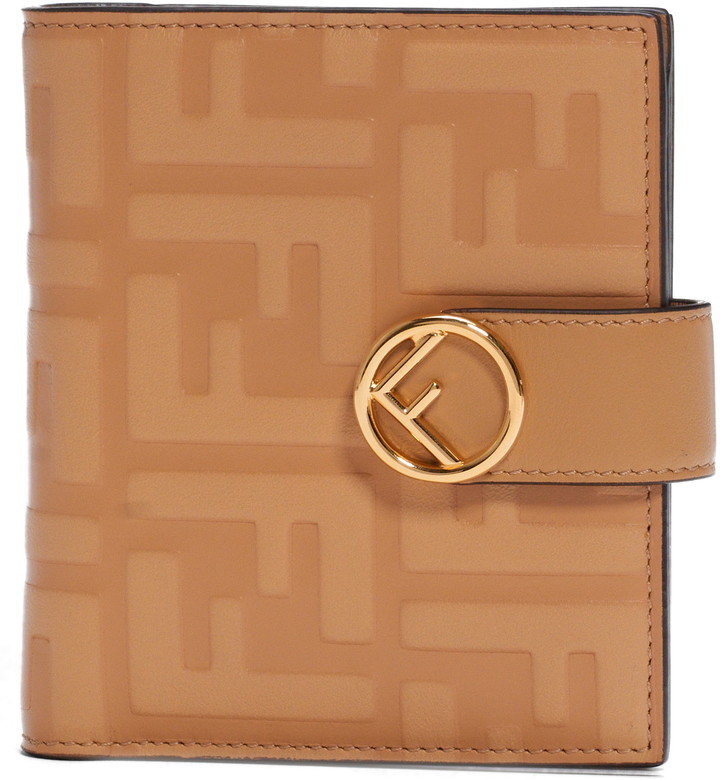 Fendi Embossed Leather French Wallet - ShopStyle