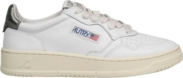 AUTRY Logo Patch Low-Top Sneakers - ShopStyle