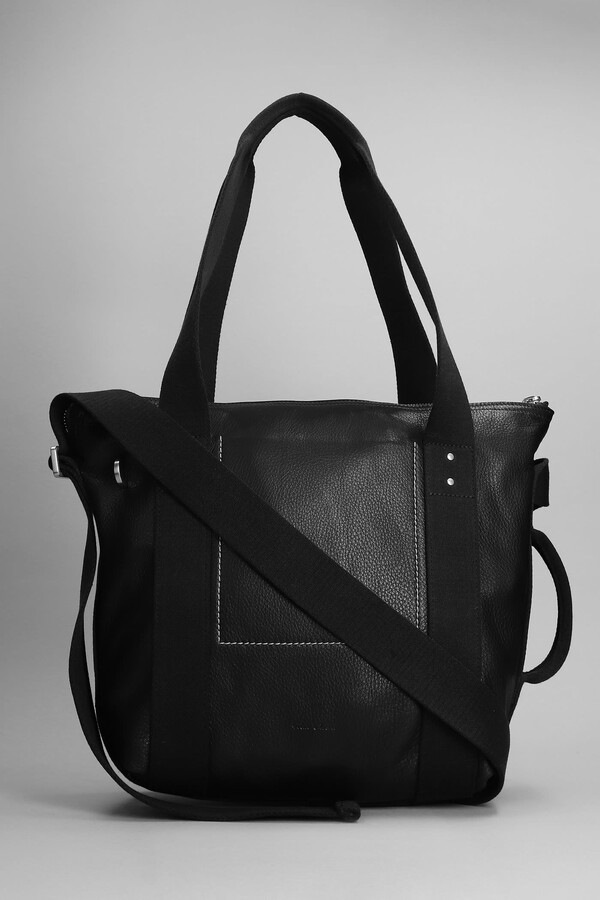Rick Owens Mini Trolley Shoulder Bag In Black Leather - ShopStyle