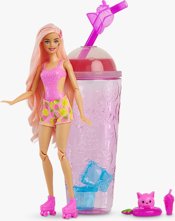 Barbie Pop! Reveal Fruit Series Strawberry Lemonade Scented Doll ...